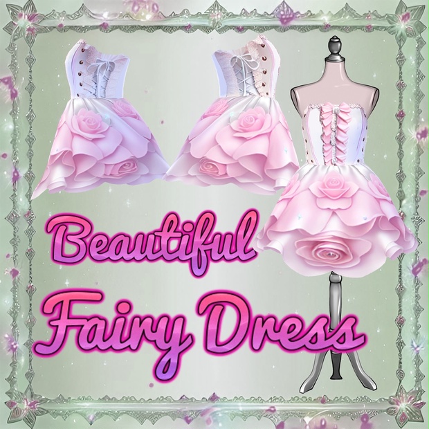 Beautiful Fairy Dress for VRoid Studio - Seighcho - BOOTH