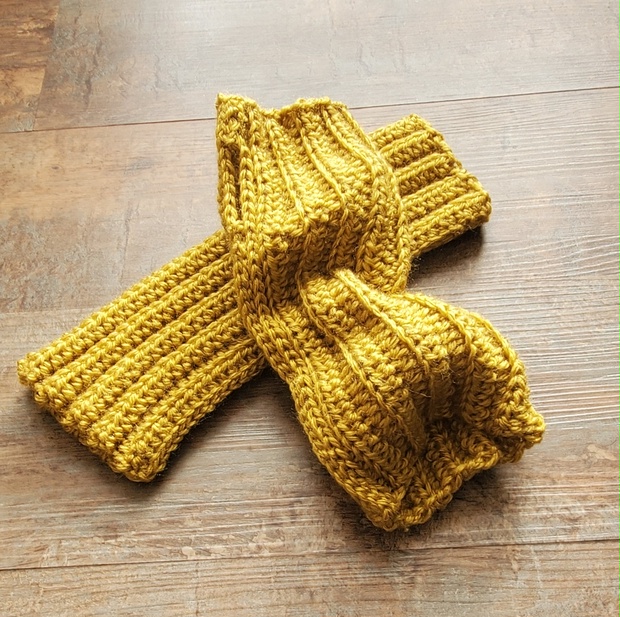 ハンドウォーマー（マスタード） - 藍白屋（AI ZIRO YA） - BOOTH