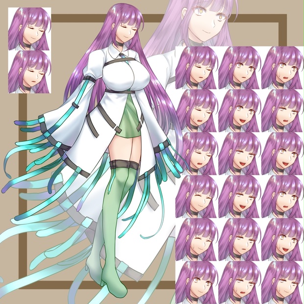 【立ち絵】拘束衣風ワンピース - 104 - BOOTH