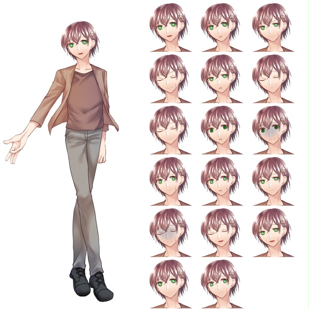 【立ち絵】柔和な男性 - 104 - BOOTH