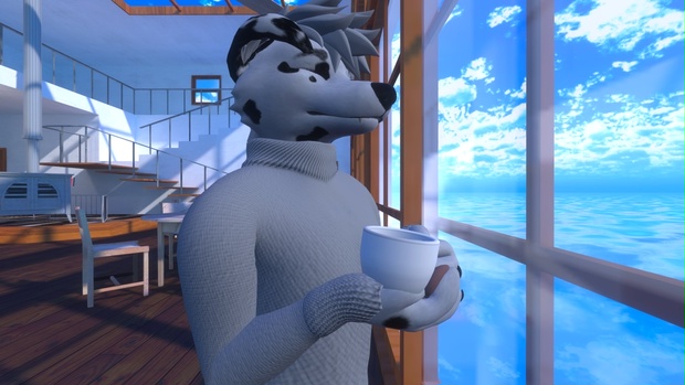 Sweater for VRC Canis - marukiso - BOOTH