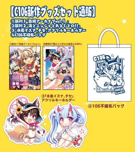 【C106】新作グッズセット通販 - 旅人乃心（THW.jp通販） - BOOTH