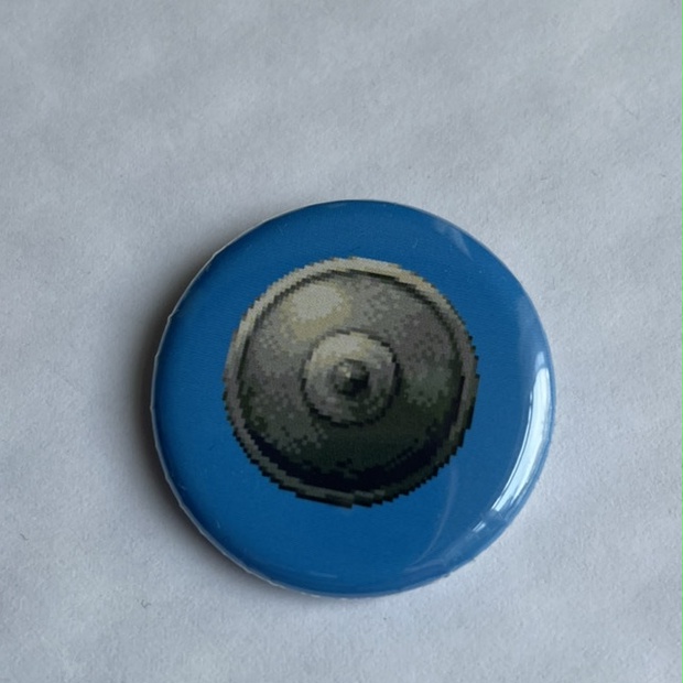 缶バッジ「ラウンドシールド」(32mm) - elemasta - BOOTH