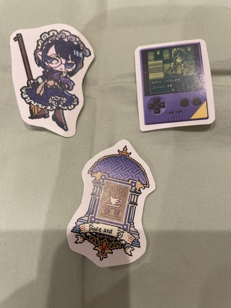 【終焉遊戯】フレークシール3枚セット おそうじメイド - elemasta - BOOTH