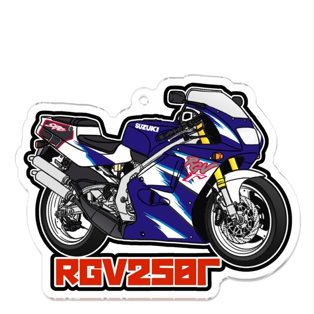 アクリルキーホルダー RGV250Γ(1993) - 88サイクルズ【バイクグッズショップ】 - BOOTH