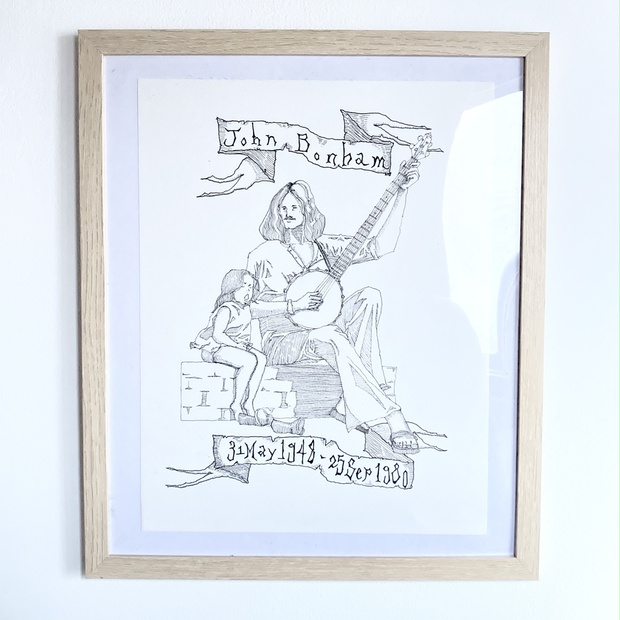 ある破天荒な太鼓叩き 2 原画 - mrym - BOOTH