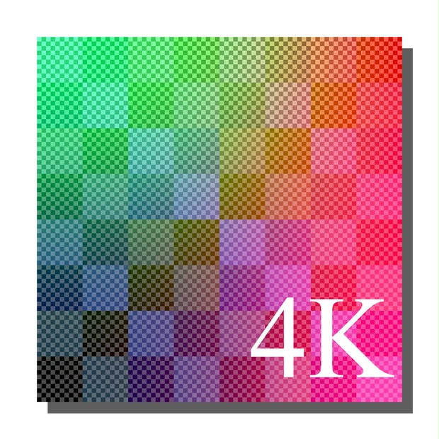 チェッカーテクスチャ4K - Checker Texture 4K - XPIO - BOOTH