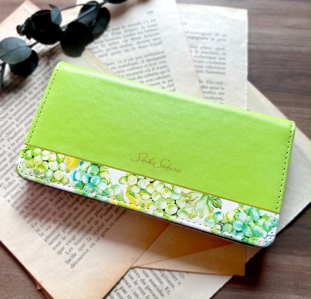 シャインマスカットの手帳型スマホケース iPhone17 Air iphone16e iphone15 全機種対応 ぶどう グレープ - shibasakura - BOOTH