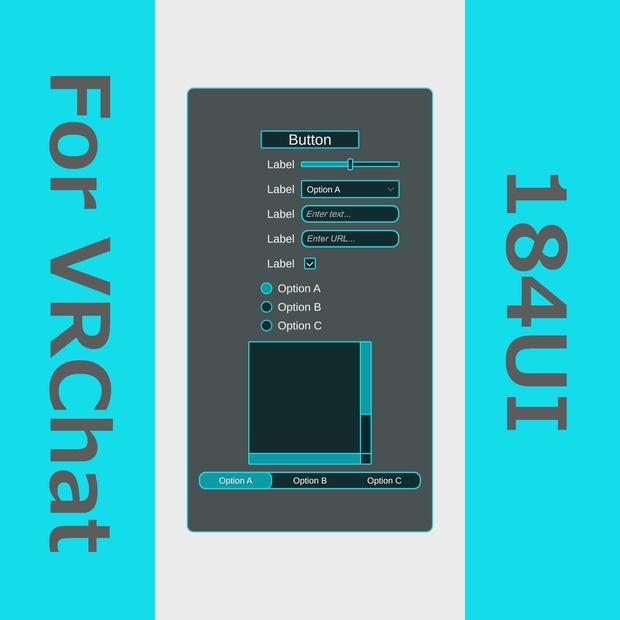 【VRChat】184UI【ワールド向け】 - virtual-boys - BOOTH