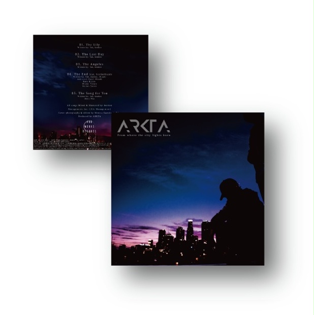 7 inch サイズジャケットCD "From where the city Lights Burn" - ARKTA's BASE - BOOTH
