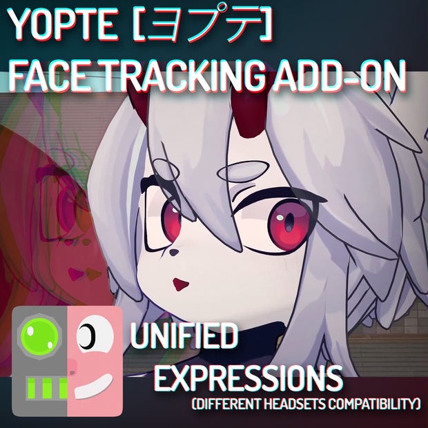 [ VRChat ] ヨプテ | フェイストラッキング アドオン - Echo_DNG - BOOTH