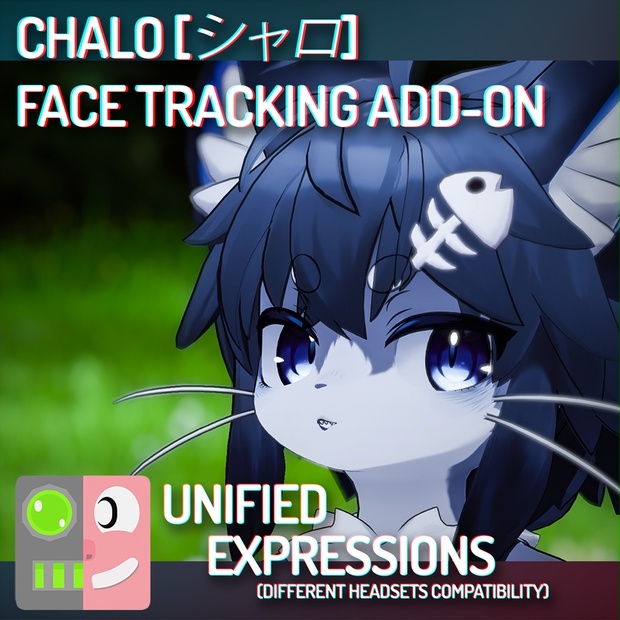 [ VRChat ] シャロ | フェイストラッキング アドオン - Echo_DNG - BOOTH