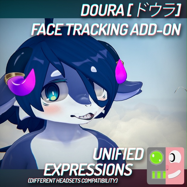 [ VRChat ] ドウラ | フェイストラッキング アドオン - Echo_DNG - BOOTH