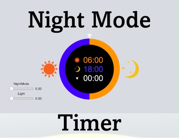Night Mode Timer - しおかいの露店 - BOOTH