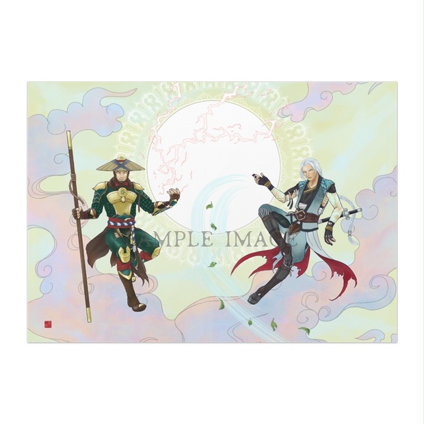 【MORTAL KOMBAT】RAIDEN and FUJIN ポスター(pixivFACTORY) - HisumiのBOOTH - BOOTH