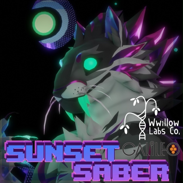 GALILEO || 🌆 Sunset Saber 🌆 Avatar for VRC/VRCHAT - Wwillow Labs Co ...