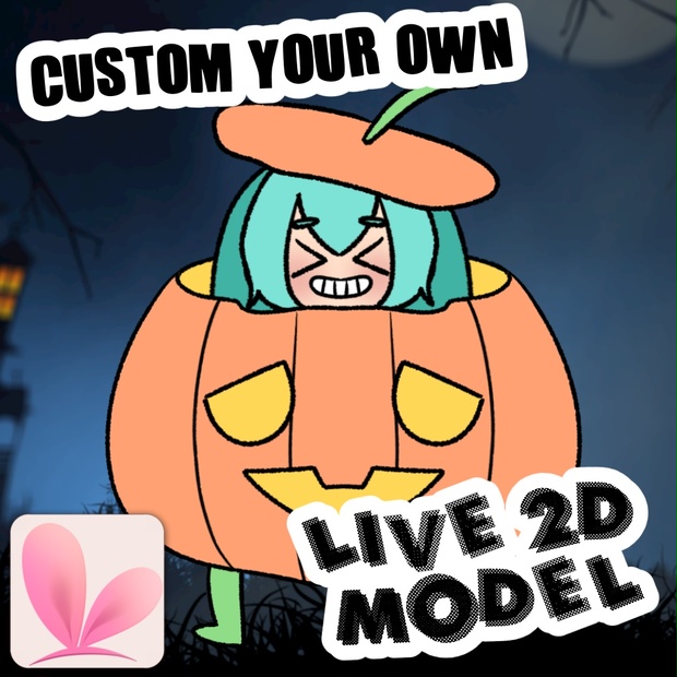 [Live2D Model] Halloween Pumpkin Vtuber - Atelier Echo ~ アトリエ・エコー - BOOTH