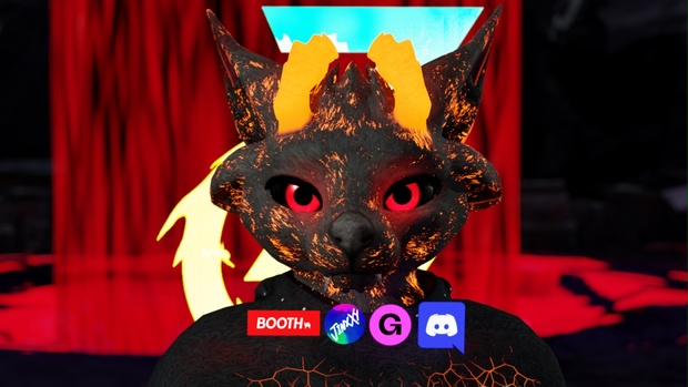 Deuzear Devil Edit (VRChat,Audiolink,Emission) - Zhaj's Concepts - BOOTH