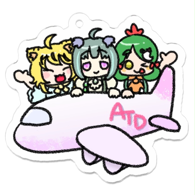 🐨【アニマル珍道中】公式ロゴ☆アクリルキーホルダー - animal-tindo-chu - BOOTH