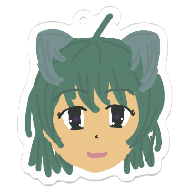 🐓【アニマル珍道中】日向きなこフェイス☆アクキー - animal-tindo-chu - BOOTH