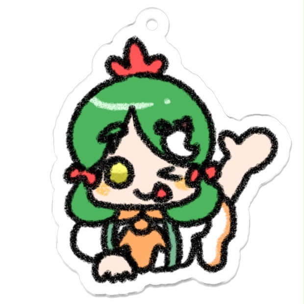 🐨【アニマル珍道中】公式ロゴみど☆アクリルキーホルダー - animal-tindo-chu - BOOTH