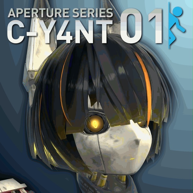 [VRC] APERTURE SERIES C-Y4NT 01 - Portal 2 Themed CYANT01 Skin ...