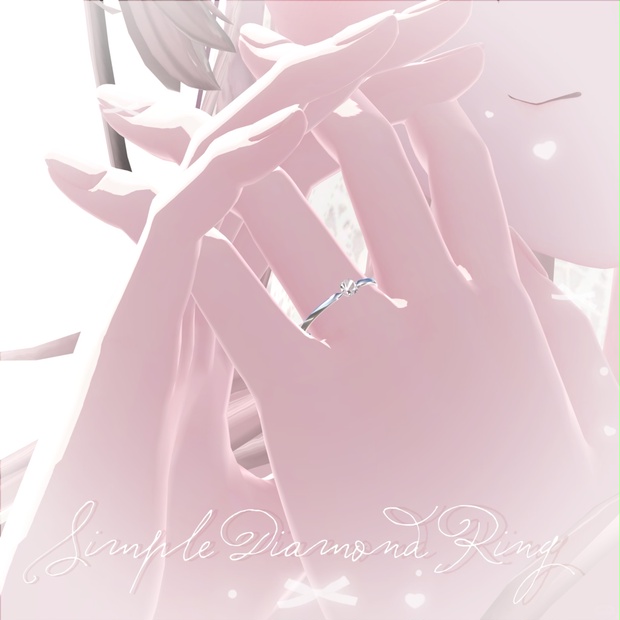 【VRChat想定】Simple Diamond Ring - L1shop - BOOTH