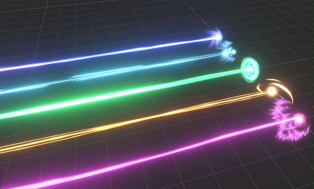 【Unity】VRC向けビーム5種盛り - 満天星躑躅だよ - BOOTH
