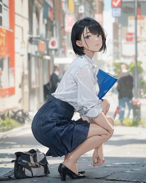 【OL】AIイラスト 画集 - もろきゅう - BOOTH