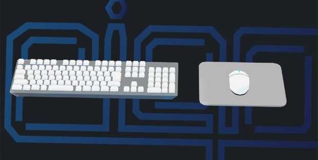 【vrchat向け】キーボードとマウス - えいごの雑多販売場 - BOOTH