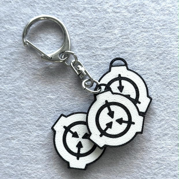 【SCP財団】SCPロゴキーチェーン - 工房ハル - BOOTH