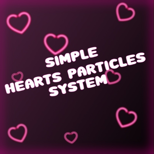[VRChat/Unity]Neon Heart Particles System | 心臓粒子システム - p4ncy - BOOTH