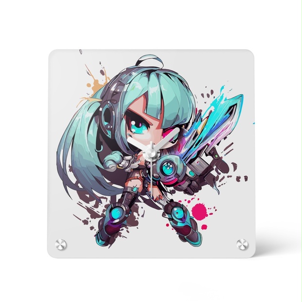 Game character Warrior Girl - Chibi Art - BOOTH