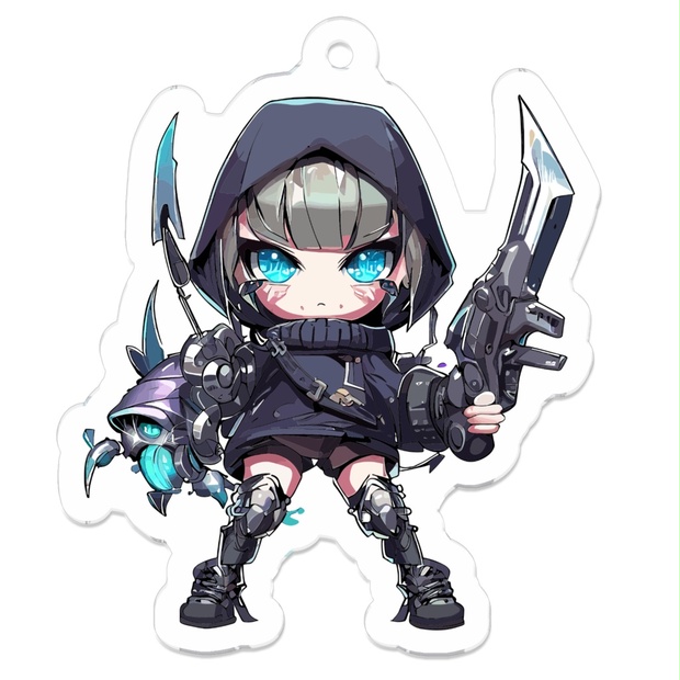 Game Character Girl - Chibi Art - BOOTH