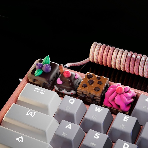 [STL] Dessert Keycaps STL File - asdfhyo - BOOTH