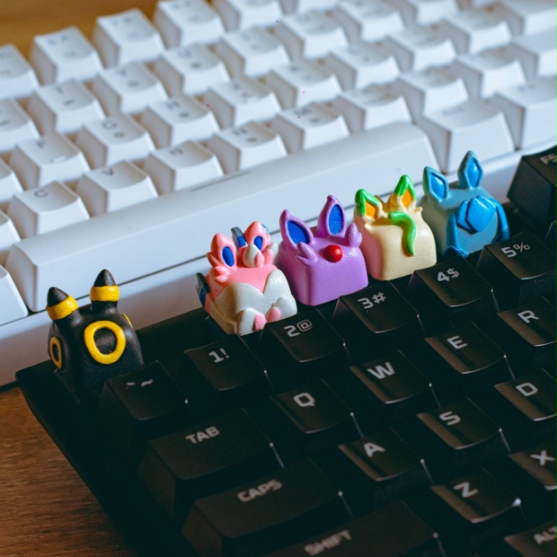 [STL] ポケモン/Pokemon Eevee Keycaps - asdfhyo - BOOTH