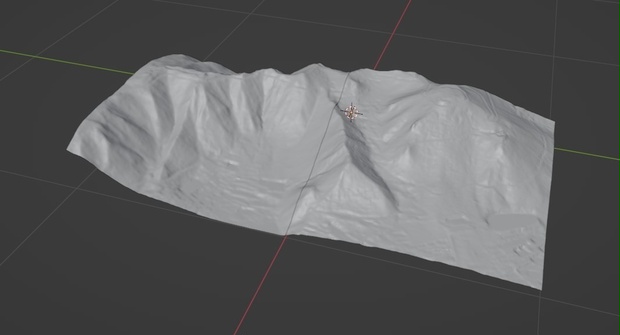 blender add-on Geo-Dem-Mesh プレビュー版 - TLFW - BOOTH