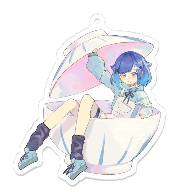 どんぶりこかげちゃんアクキー - 75-nago - BOOTH