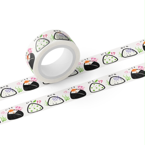 和むおにぎりのマスキングテープ3 - Jack-BOOTH - BOOTH