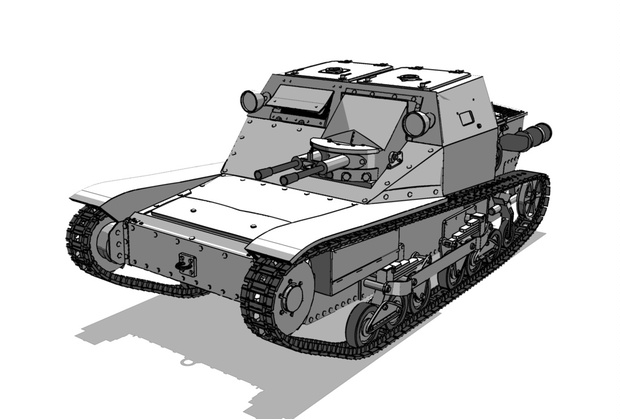CV33快速戦車（L3/33）マニュアル付き - kyo-k - BOOTH