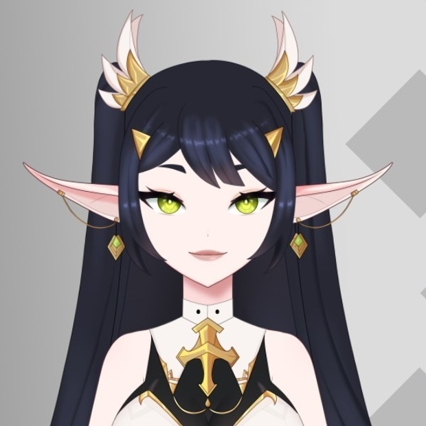 Angel / Elf Live2d Vtuber Model - pyroserenus - BOOTH
