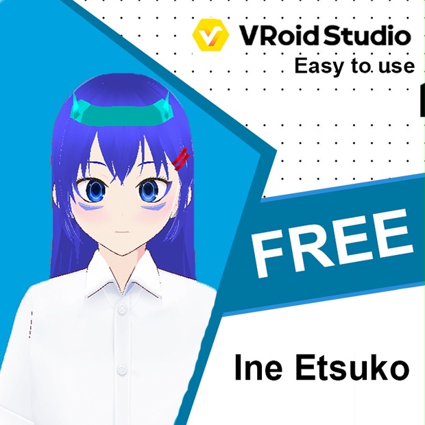 [ Base Vroid ] Ine Etsuko - Lizearu - BOOTH