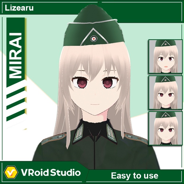 [ Base Vroid ] Mirai Faust - Lizearu - BOOTH