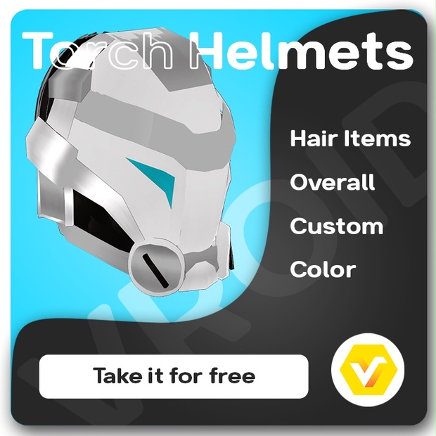 [ Hair ] Torch Helmet's - Lizearu - BOOTH