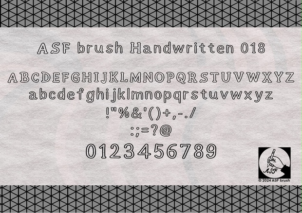 ASF brush Handwritten Font 018 - ASF.brush - BOOTH
