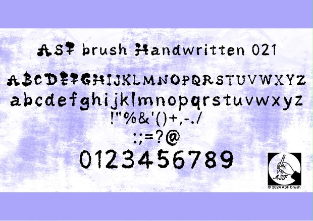 ASF brush Handwritten Font 021 - ASF.brush - BOOTH