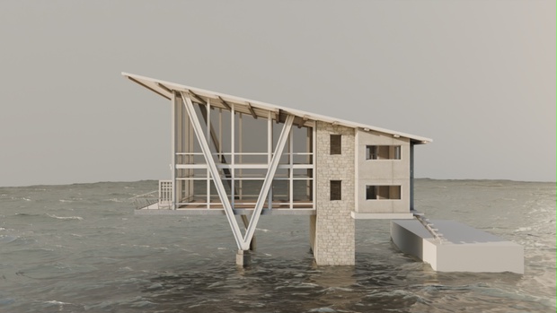 FREE Modern Ocean Side World - Asset Corner - BOOTH