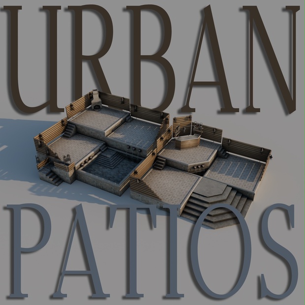 Urban Patios | VRChat - Asset Corner - BOOTH