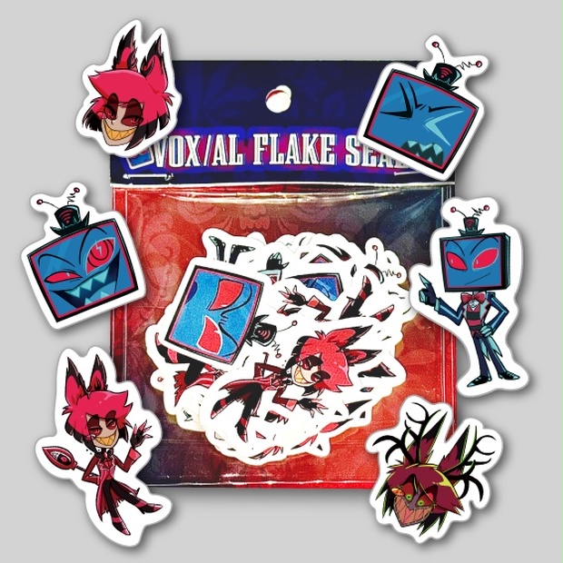 VOX / AL FLAKE STICKER - 410 Noir - BOOTH