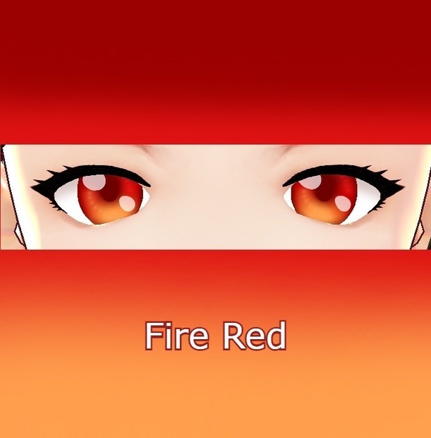 Fire Red Vroid Eye texture - Chocoreeto Shop - BOOTH